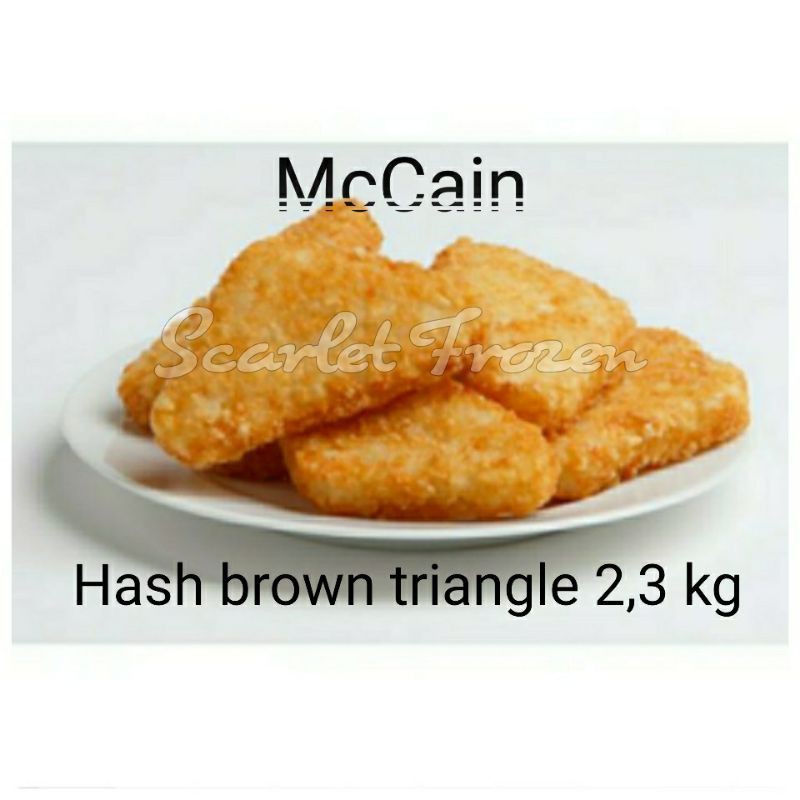 Jual Kentang Hash Brown Triangle McCain 2,3 Kg | Shopee Indonesia