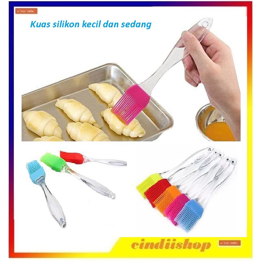 Jual Kuas Roti Barbeque silikon food brush silicone cake | Shopee Indonesia