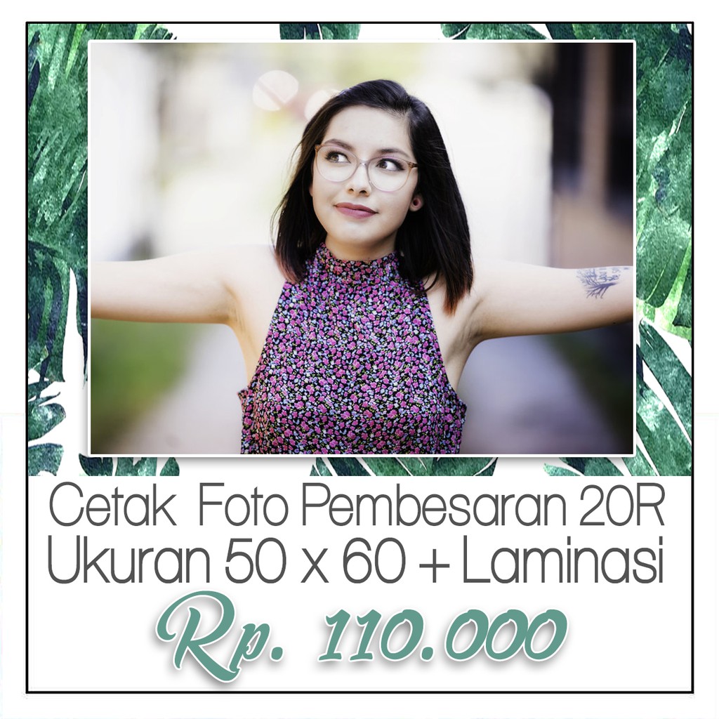 Jual CETAK FOTO PEMBESARAN 20R/PRINT FOTO BESAR 20R 50CMX60CM DIGITAL ...
