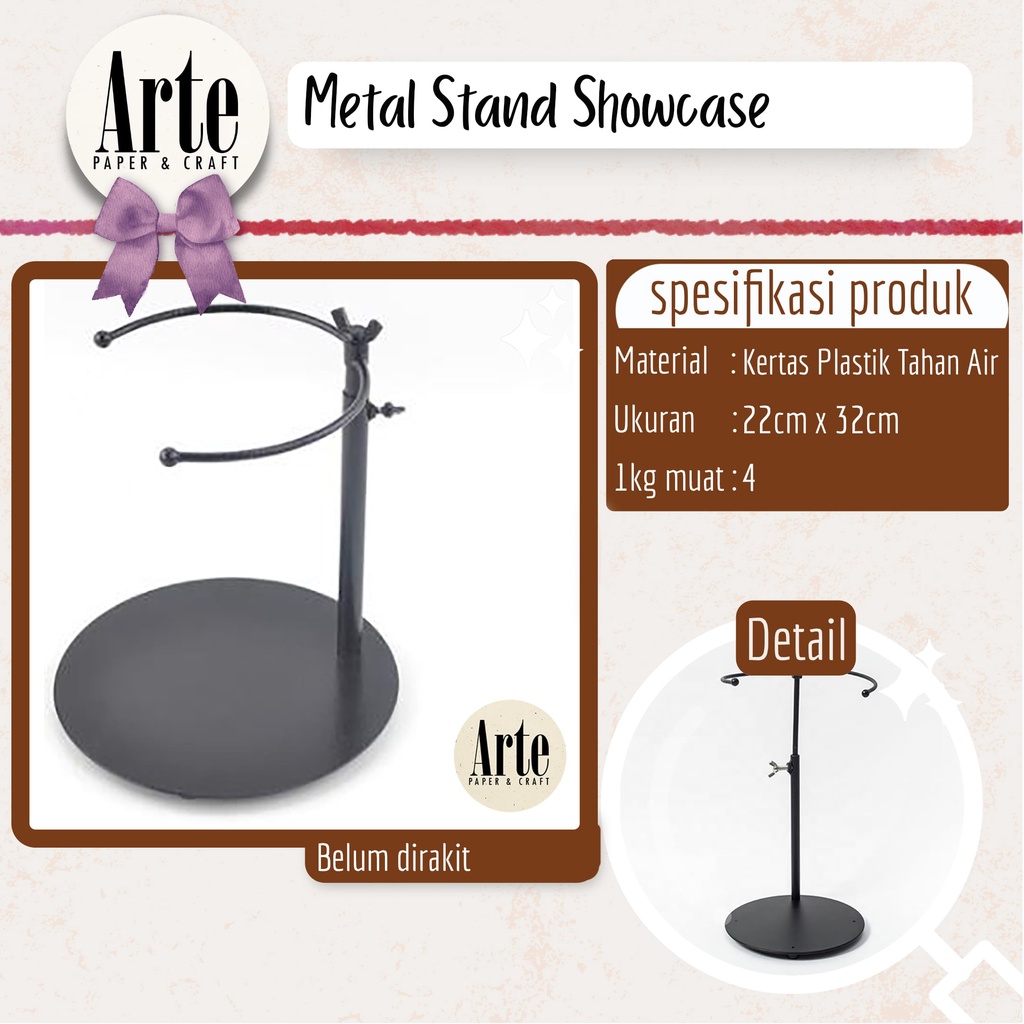 Jual Cellophane Metal Stand Showcase Stand Display Buket Bunga Besi ...