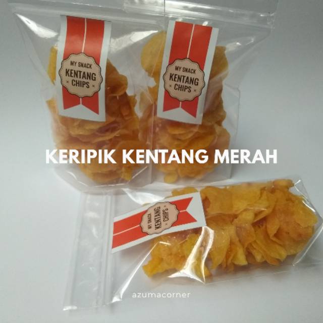 Jual Cemilan Snack Keripik Kentang Merah | Keripik Kentang Merah ...