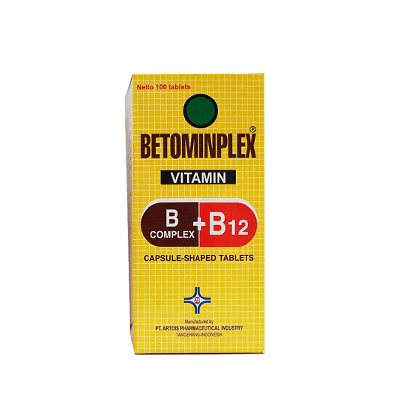 Jual ( 1 Botol ) Vitamin Betominplex B + B12 | Shopee Indonesia