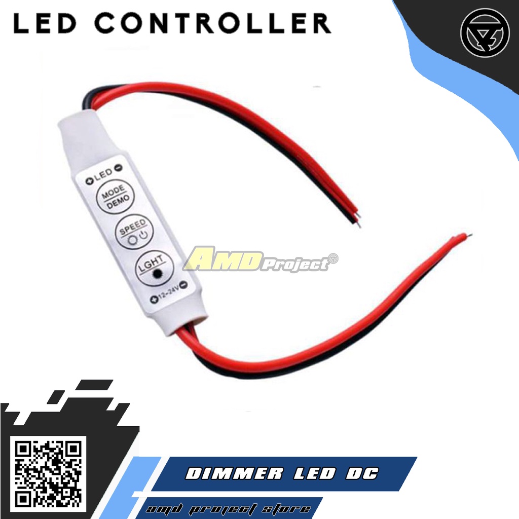Jual M002 Led Controller Modul Dimmer Pengatur Lampu Strip Dimmer 5-24V ...