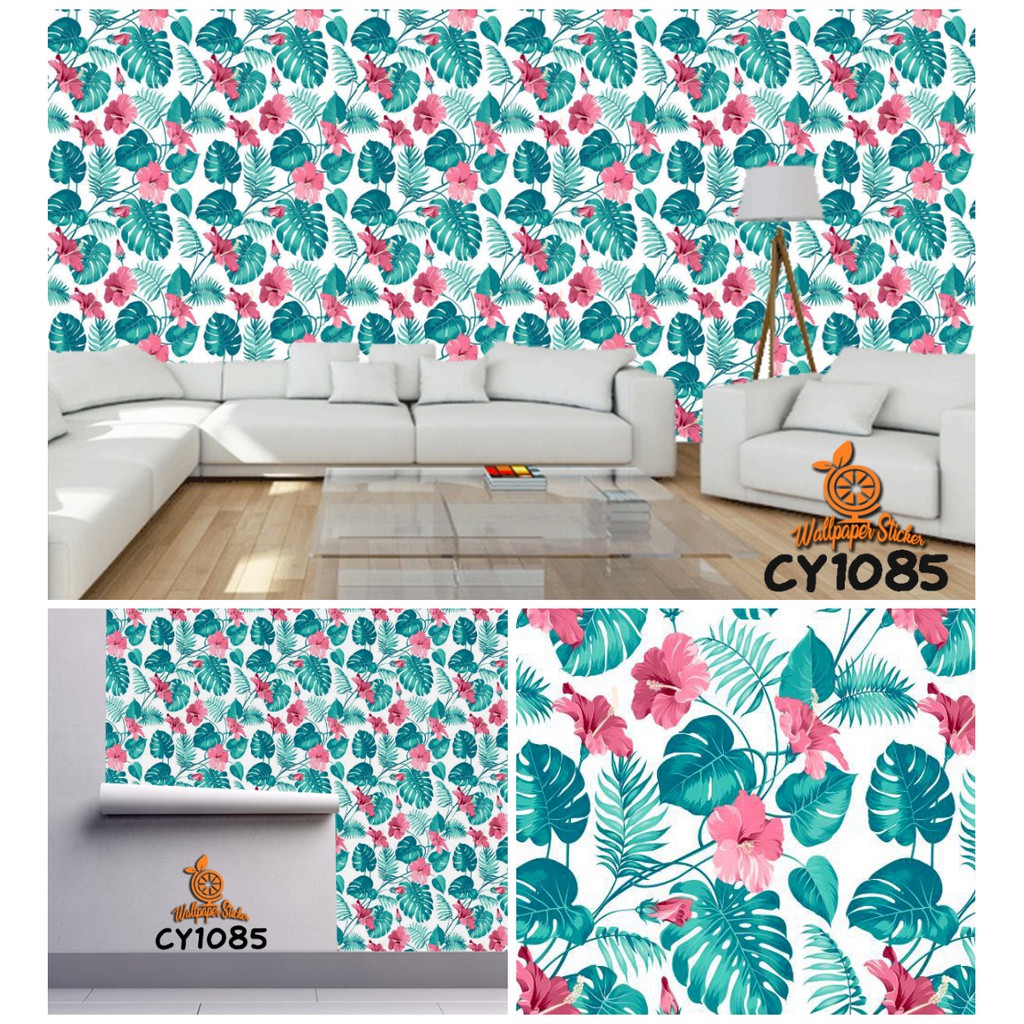 Jual Wallpaper Sticker Motif Dan Karakter Wallstiker Uk 45cm x 8 meter ...