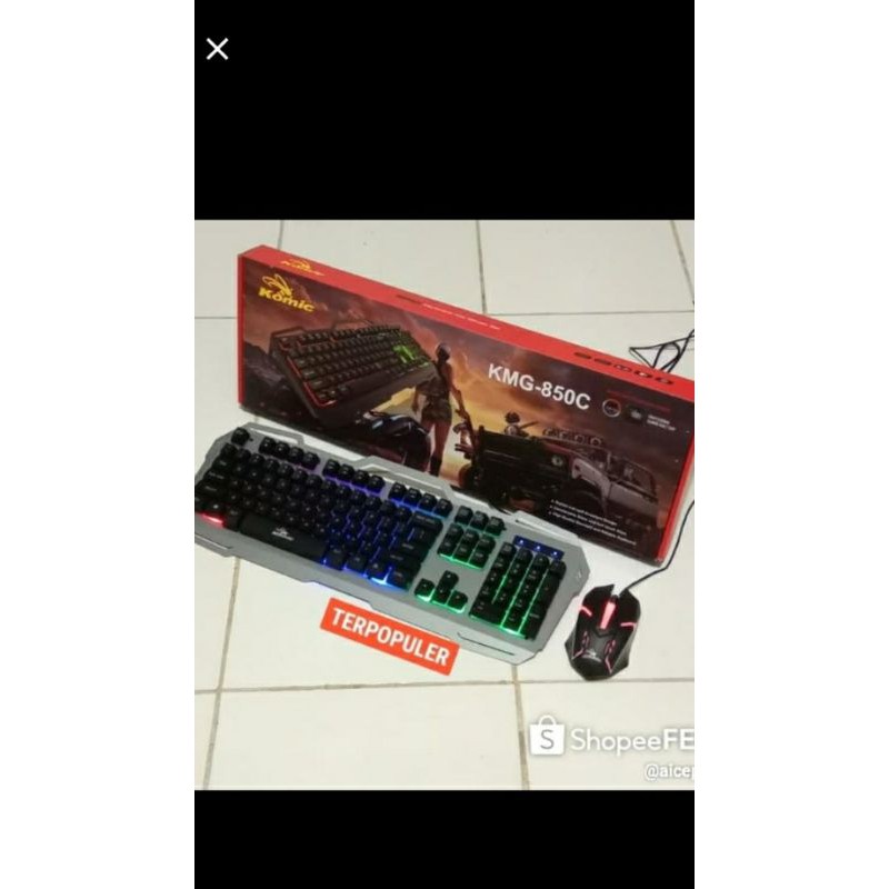 Jual Keyboard gaming mouse komic KMG-850C | Shopee Indonesia
