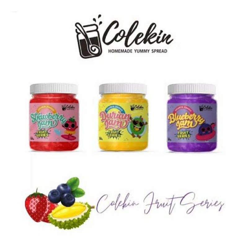 Jual Selai Colekin Selai Roti Homemade Fruit Series | Shopee Indonesia