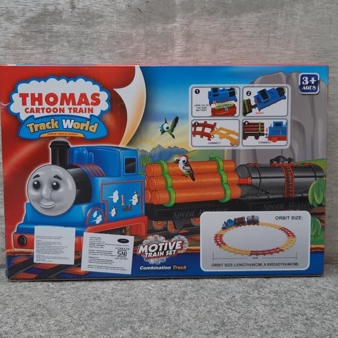 Jual Mainan Thomas Cartoon Train Edukasi - Rel Kereta Anak Edukatif Rail | Shopee Indonesia