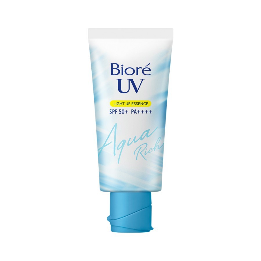 Jual Biore UV Face Sunscreen Aqua Rich Light Up Essence SPF 50+ PA++++ 15g | 70g | Shopee Indonesia