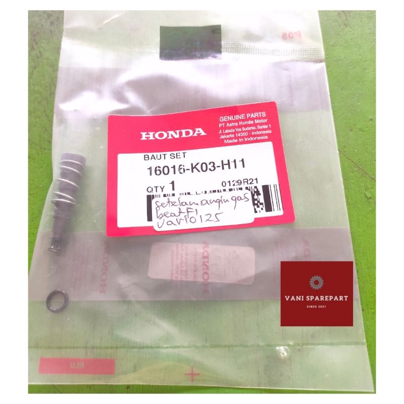 Jual Baut Setelan angin Gas / SCREW SET Throttle Body PGMFI Honda K03 ...