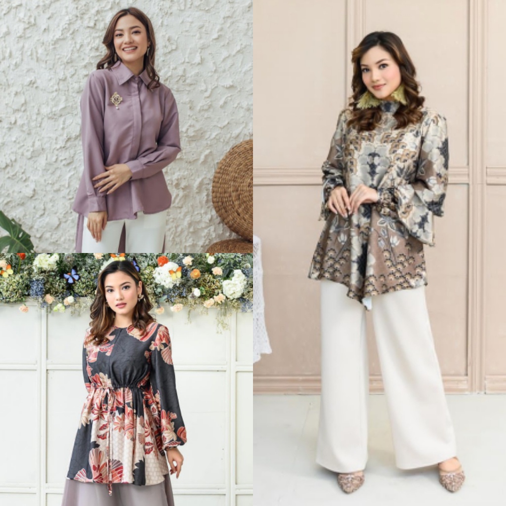 Jual Preloved Nicole Blouse, Claire Blouse, Emily Blouse by Wearing ...
