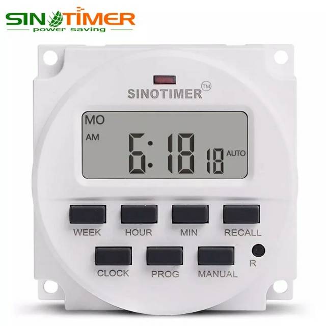 Jual Timer Switch Waktu Relay 1.6 Inch LCD Besar 220 V AC 7 Hari ...