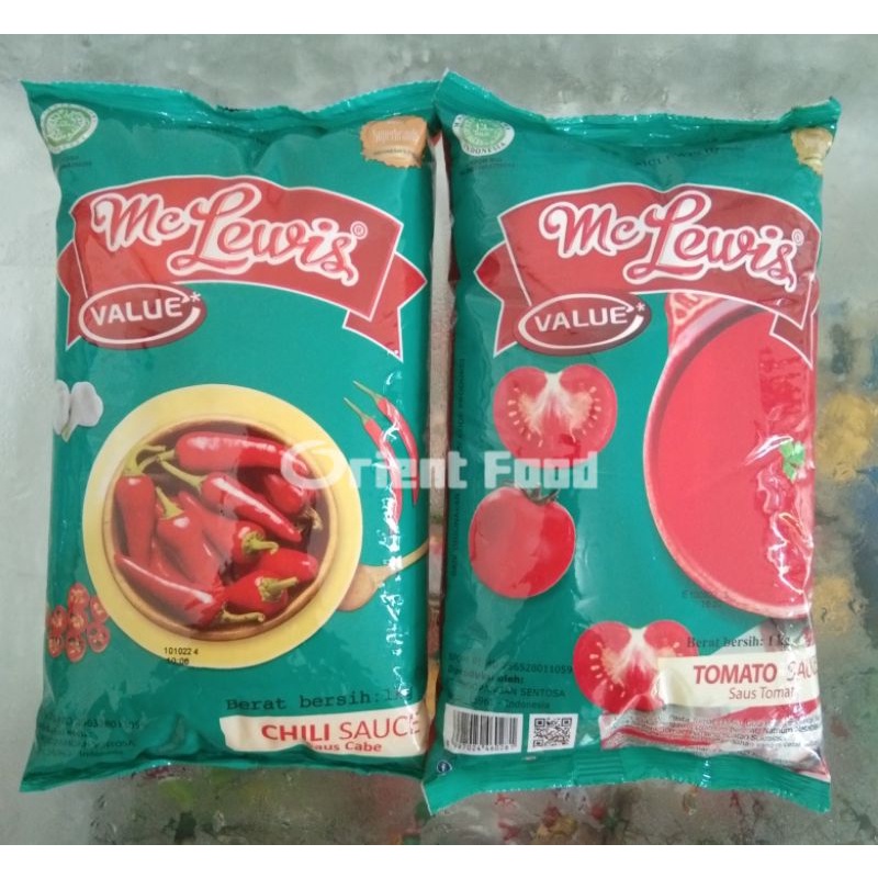 Jual Mc Lewis Sambal Saos 1kg All Variant | Shopee Indonesia