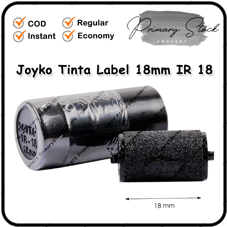 Jual Tinta Label Harga Joyko Ink Roller IR 18 IR18 18 mm 18mm untuk ...
