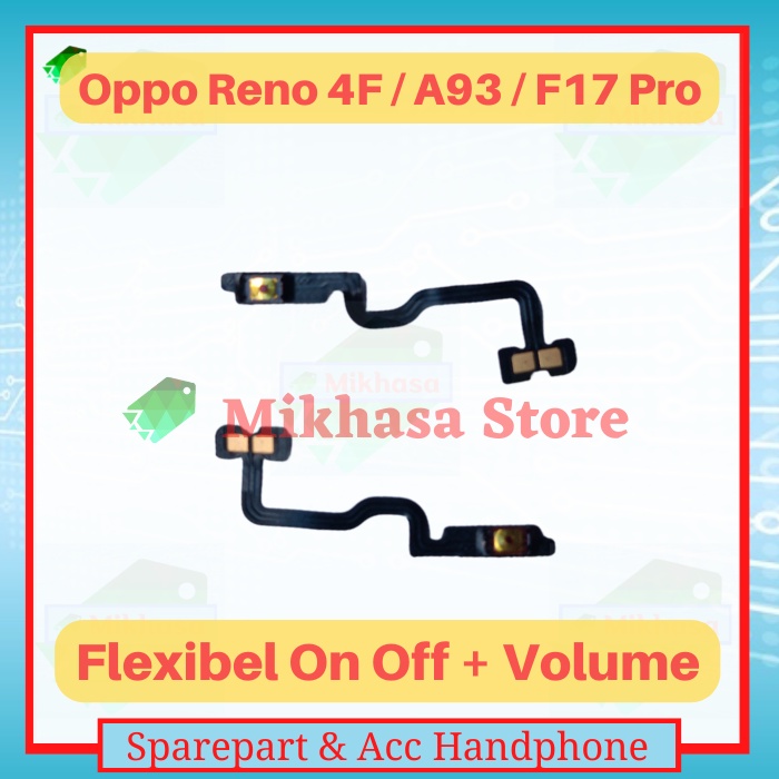 Jual Flexible Fleksibel OPPO RENO 4F A93 F17pro Flexibel Tombol Dalam On Off Of Power + Volume ...