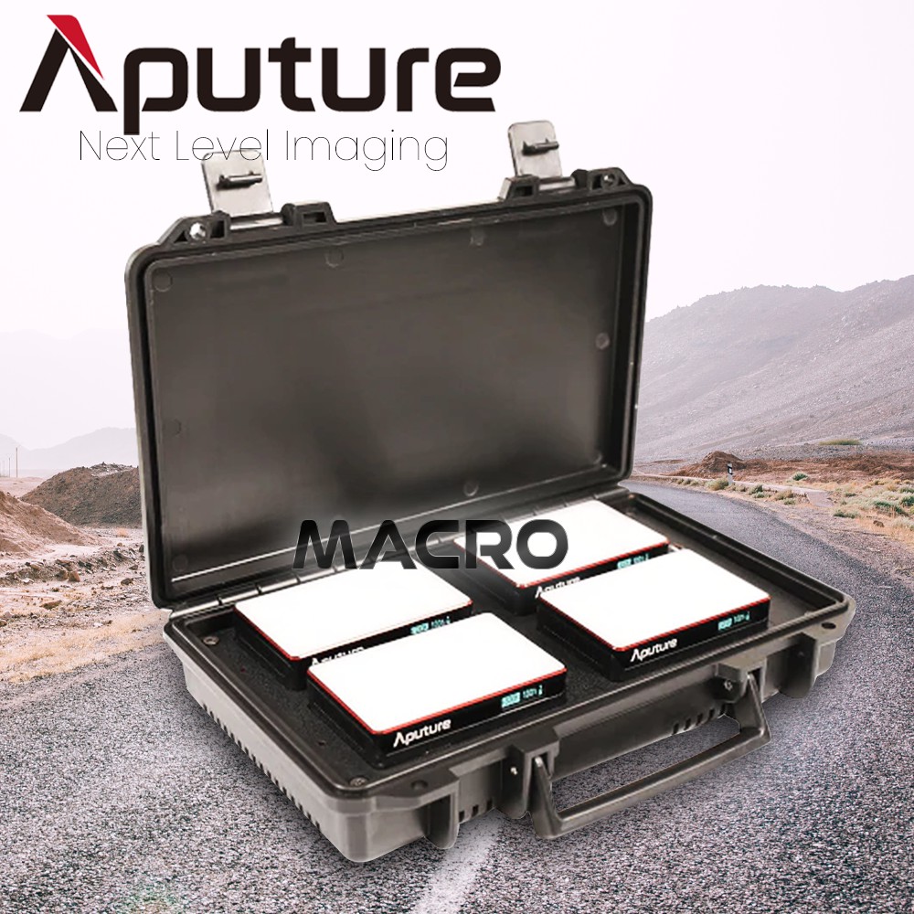 Jual APUTURE MC 4-LIGHT TRAVEL KIT WITH WIRELESS CHARGING CASE - 4 RGB ...