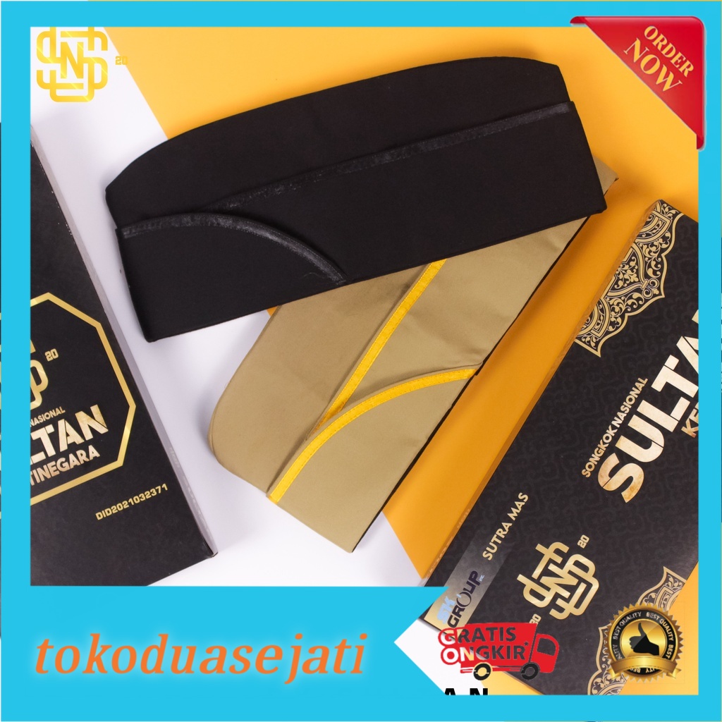 Jual Promo!!!TOPI MUT ASN PNS Mut Pegawai Warna Hitam dan Coklat Peci ...