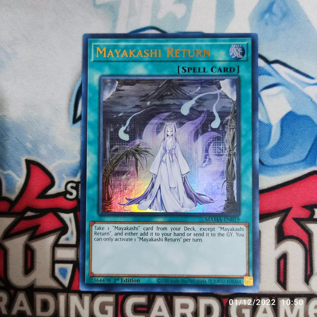 Jual yugioh mayakashi return MAMA ultra rare 1st original | Shopee ...