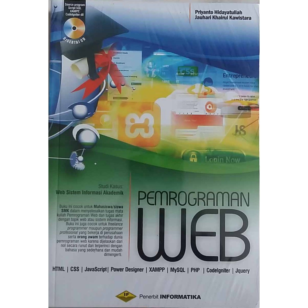 Jual Pemrograman Web Html Css Javascript Power Designer Xampp Mysql Codeigniter Jquery