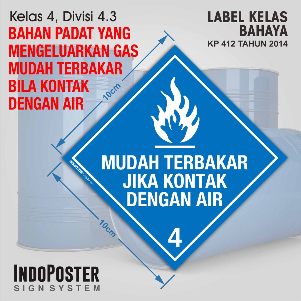 Jual Stiker IATA Label Kelas Material Bahaya Dangerous Goods - Mudah ...