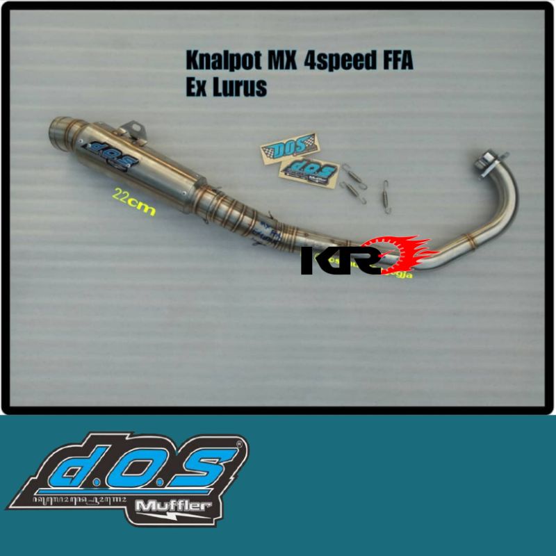 Jual Knalpot DOS MX 4 Speed FFA Original DOS Yogyakarta | Shopee Indonesia
