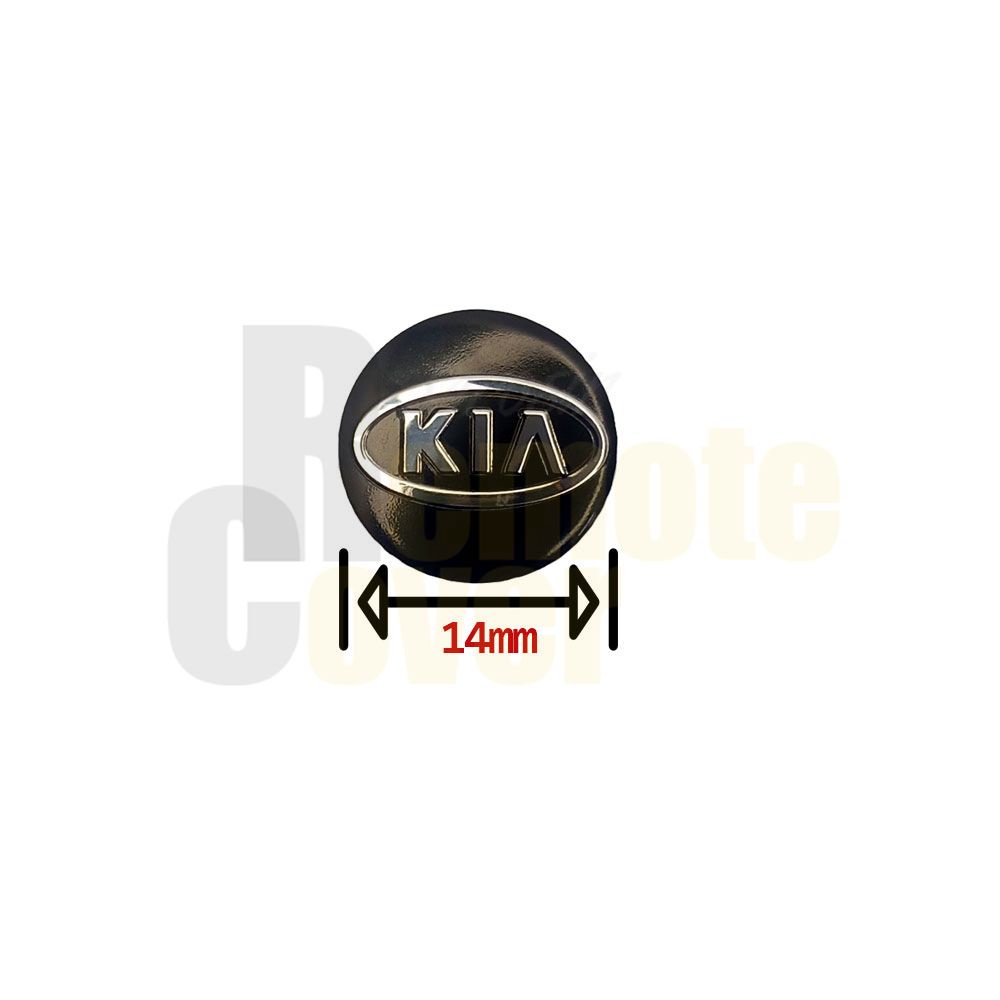 Jual Emblem Kunci Sticker Aluminium Logo Bulat 14mm Kunci KIA | Shopee ...