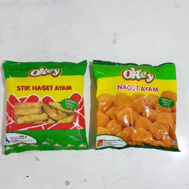 Jual OKEY nugget coin & naget stik 500gr primafood | Shopee Indonesia