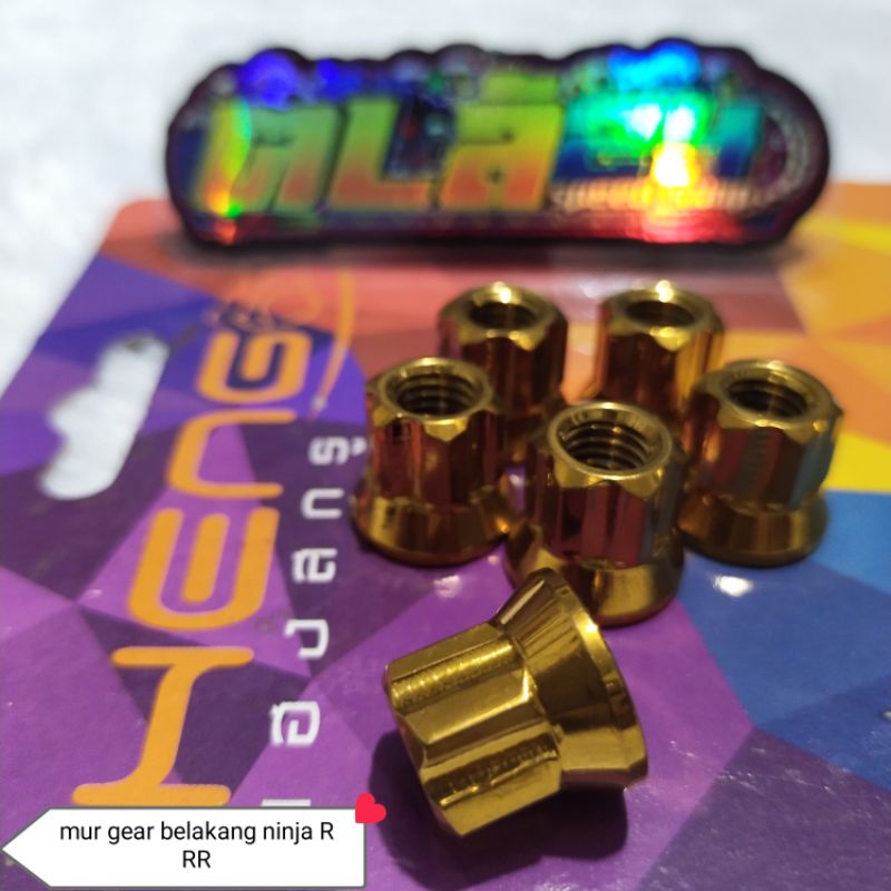Jual mur probolt nap gear belakang geer belakang ninja R RR SS warna ...
