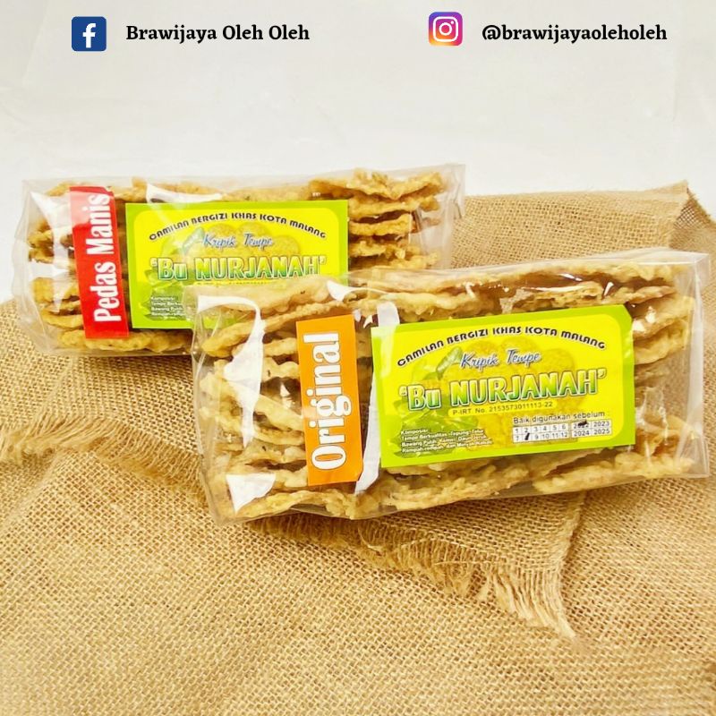 Jual KRIPIK TEMPE MALANG BU NURJANAH Oleh Oleh Khas Malang | Shopee ...