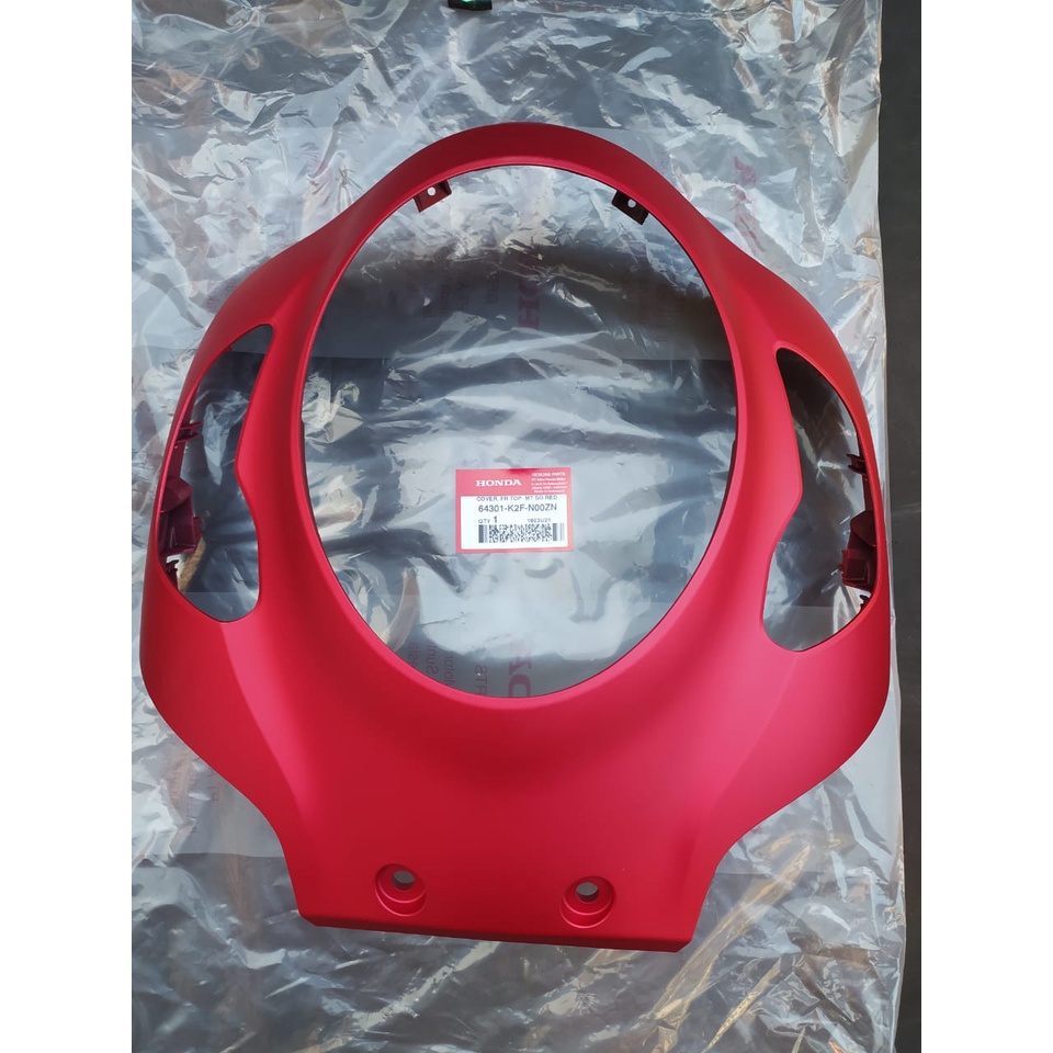 Jual Cover Front Panel Tameng Depan Scoopy new prestige 2021 Merah Doff ...