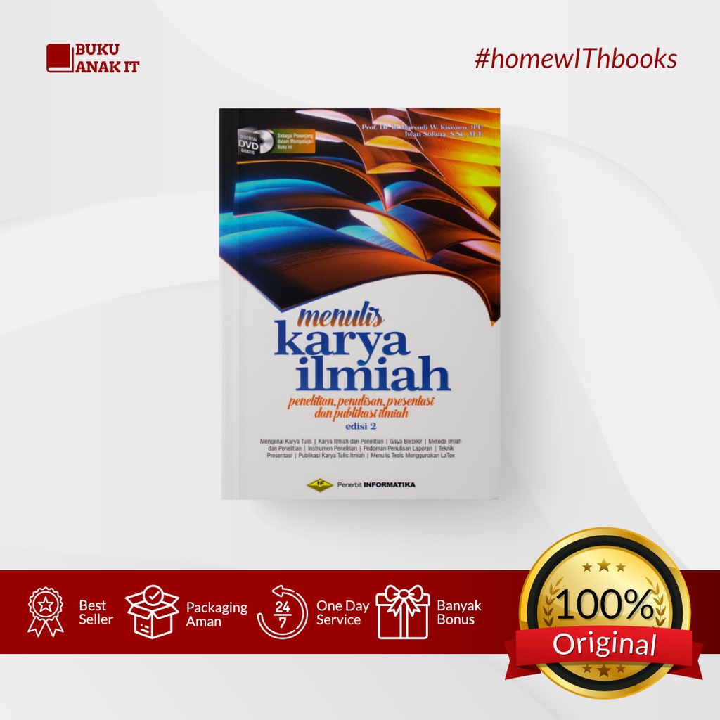 Jual BUKU MENULIS KARYA ILMIAH PENELITIAN, PENULISAN, PRESENTASI DAN PUBLIKASI ILMIAH EDISI 2 ...
