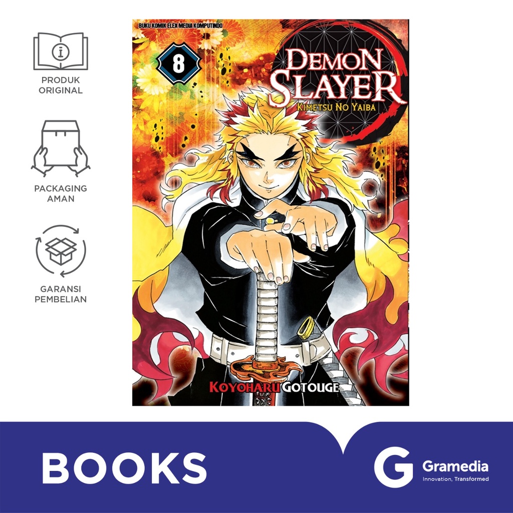 Jual Demon Slayer: Kimetsu No Yaiba 08 (Koyoharu Gotouge) | Shopee ...