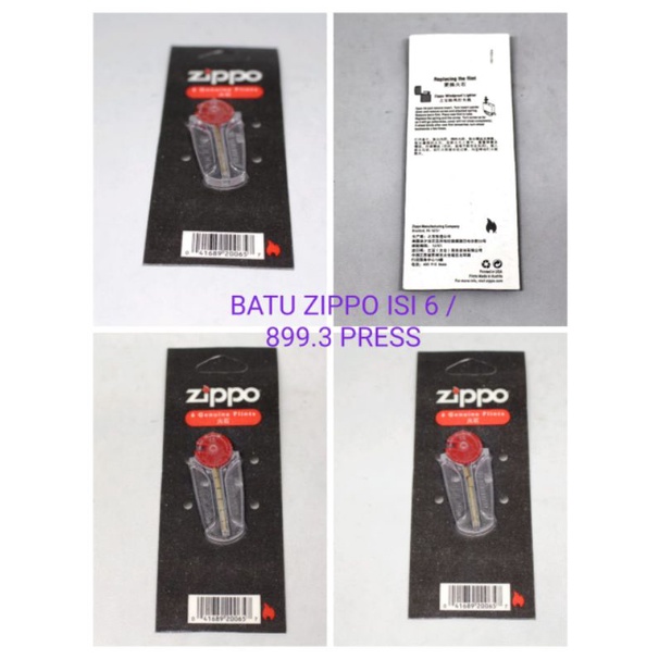 Jual Batu korek zippo isi 6 pcs | Sumbu zippo | Sumbu Kapas Merk Zippo | Shopee Indonesia