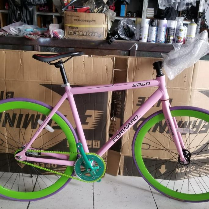 Jual SEPEDA FIXI FIXIE FORWARD ALLOY 700X23C BUKAN ROADBIKE UNITED ...