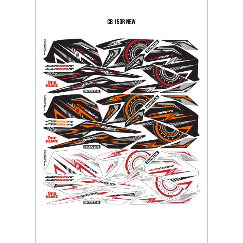 Jual Striping CB150R / CB 150 R New 2015 2016 2017 VARIASI STICKER ...