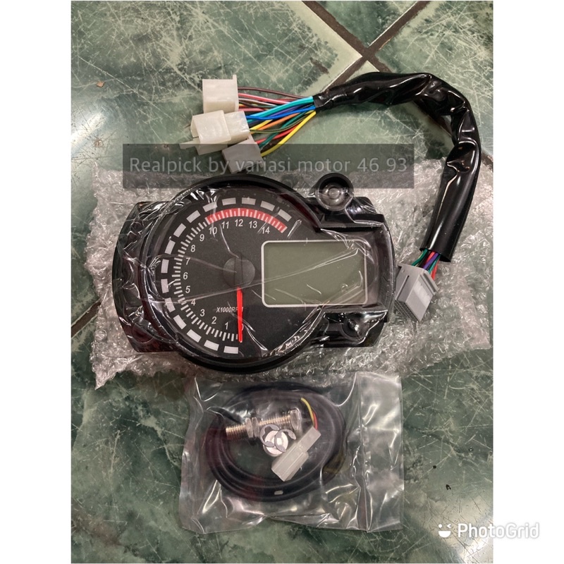 Jual speedometer model koso universal kilometer digital universal semua ...