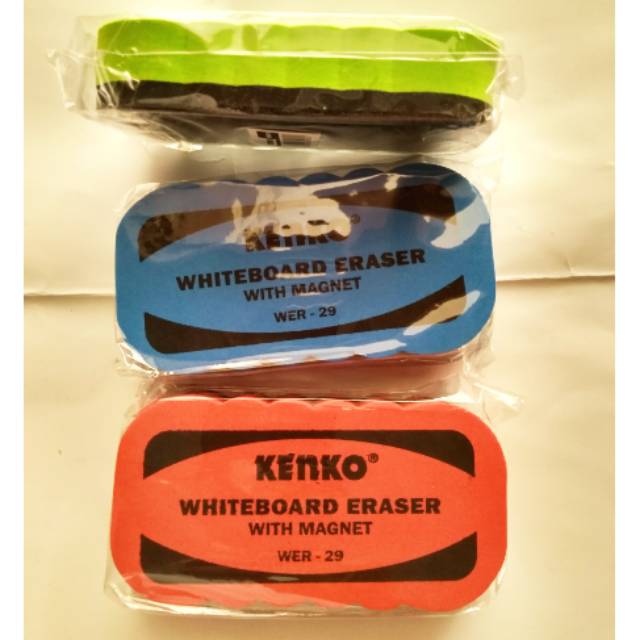 Jual Penghapus papan tulis magnet kenko ukuran 10x6 cm | Shopee Indonesia