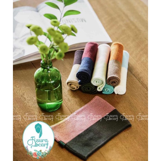 Jual INNER RAJUT DUA WARNA BY FISURA SCARF | Shopee Indonesia