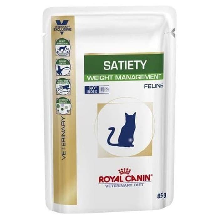 Jual Royal Canin Satiety Cat Pouch 85gr - makanan basah kucing | Shopee ...