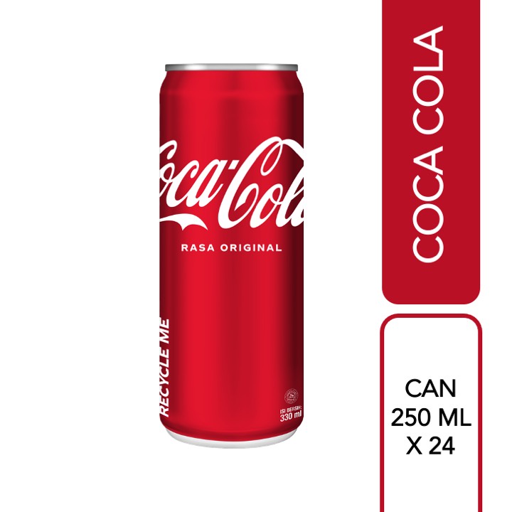 Jual Coca-Cola Minuman Soda Original - Kaleng 250ml x 24pcs | Shopee ... Jual Coca-Cola Minuman Soda Original - Kaleng 250ml x 24pcs | Shopee ...