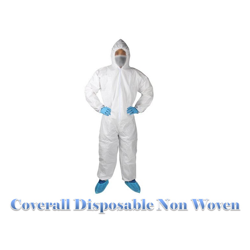 Jual Coverall Non Woven /Baju Apd /Baju Hazmat Non Woven/Coverall Medis ...