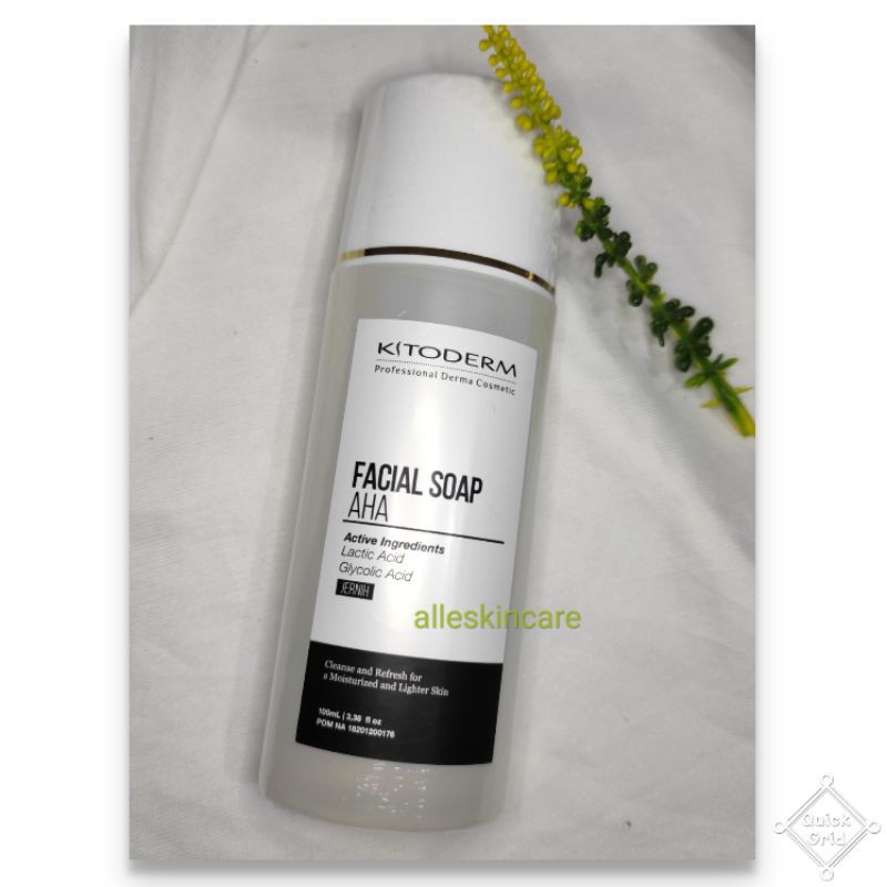 Jual facial soap aha kitoderm ( jernih ) | Shopee Indonesia