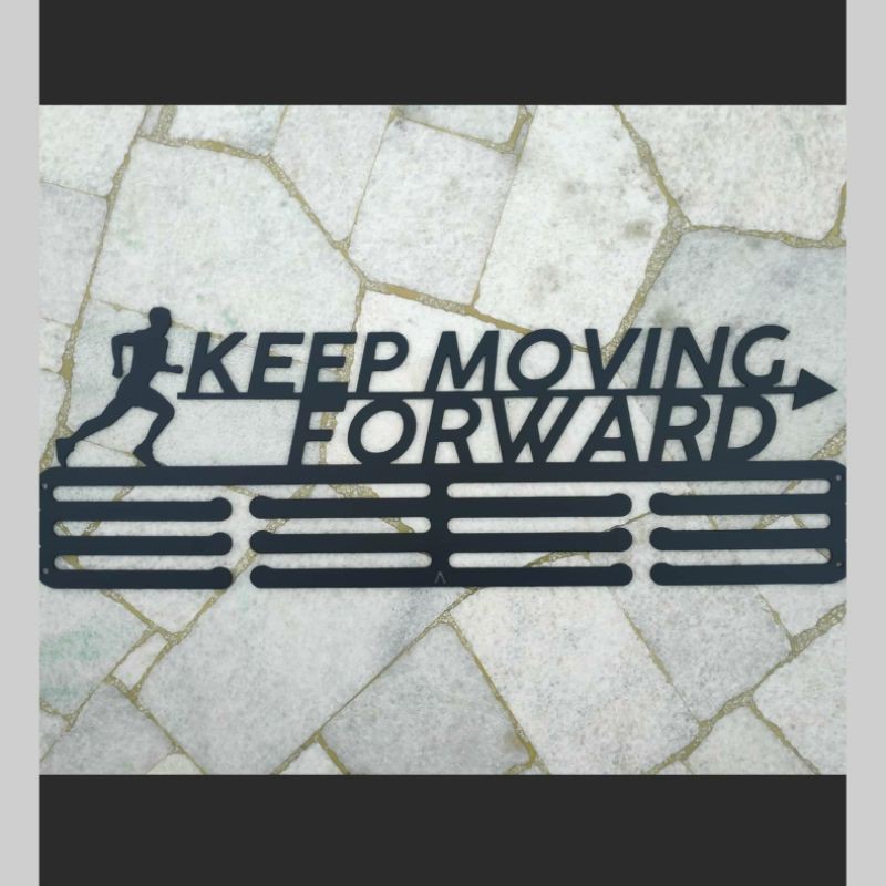 Jual Medal Hanger - Gantungan Medali - Keep Moving Forward | Shopee ...