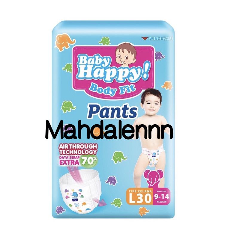 Jual BABY HAPPY KEMASAN BARU M & L PACKING PLASTIK | Shopee Indonesia