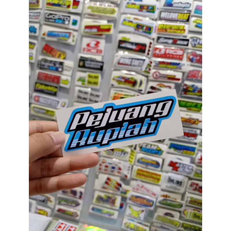 Jual sticker printing PEJUANG RUPIAH | Shopee Indonesia
