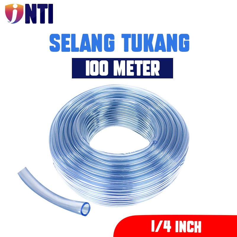 Jual INTI Selang Air 1/4 Inch 100 Meter 1 Roll Selang Timbang Selang Waterpass Tukang Selang ...