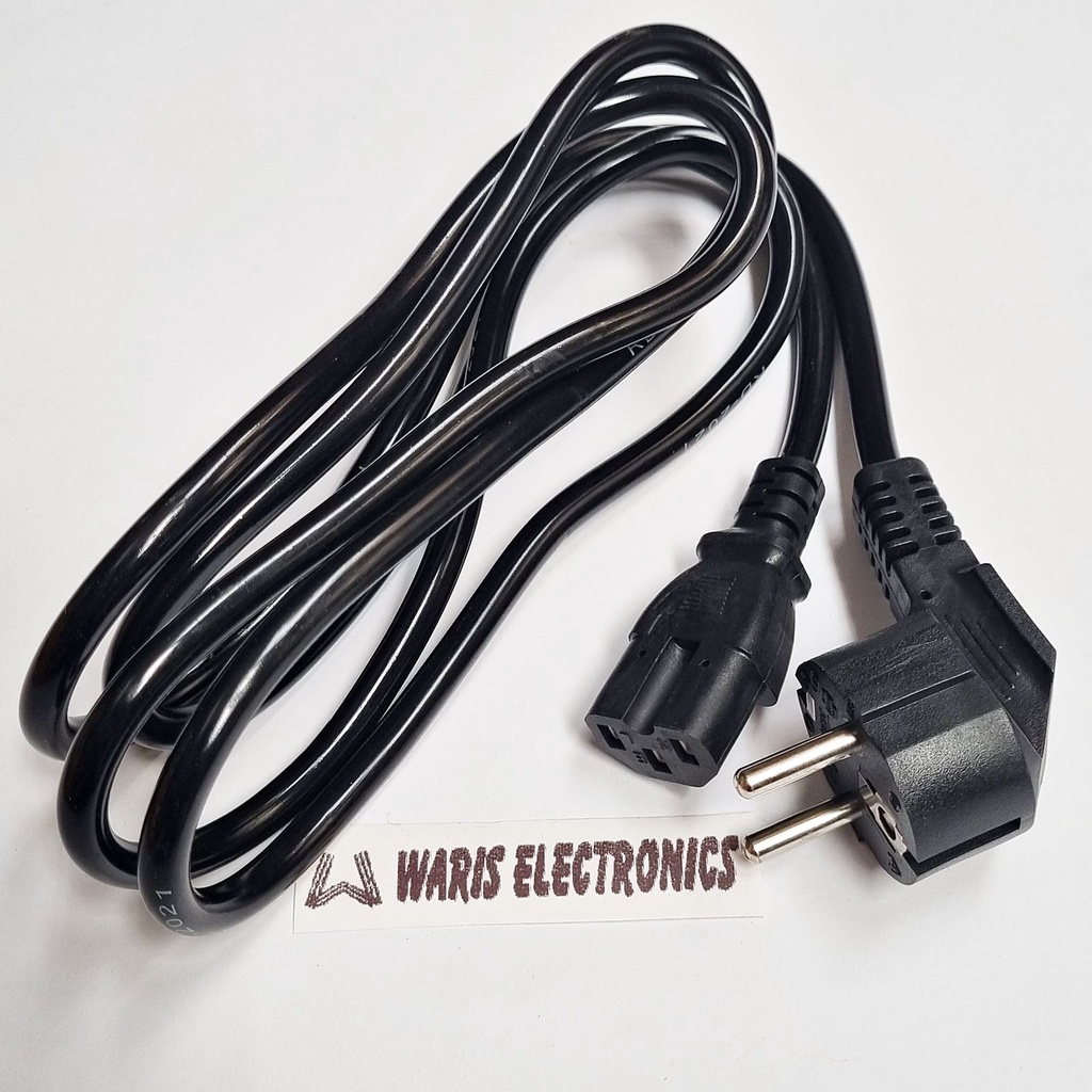 Jual Kabel Power AC 3 Pin Komputer 1,5m 3X0,75 | Shopee Indonesia