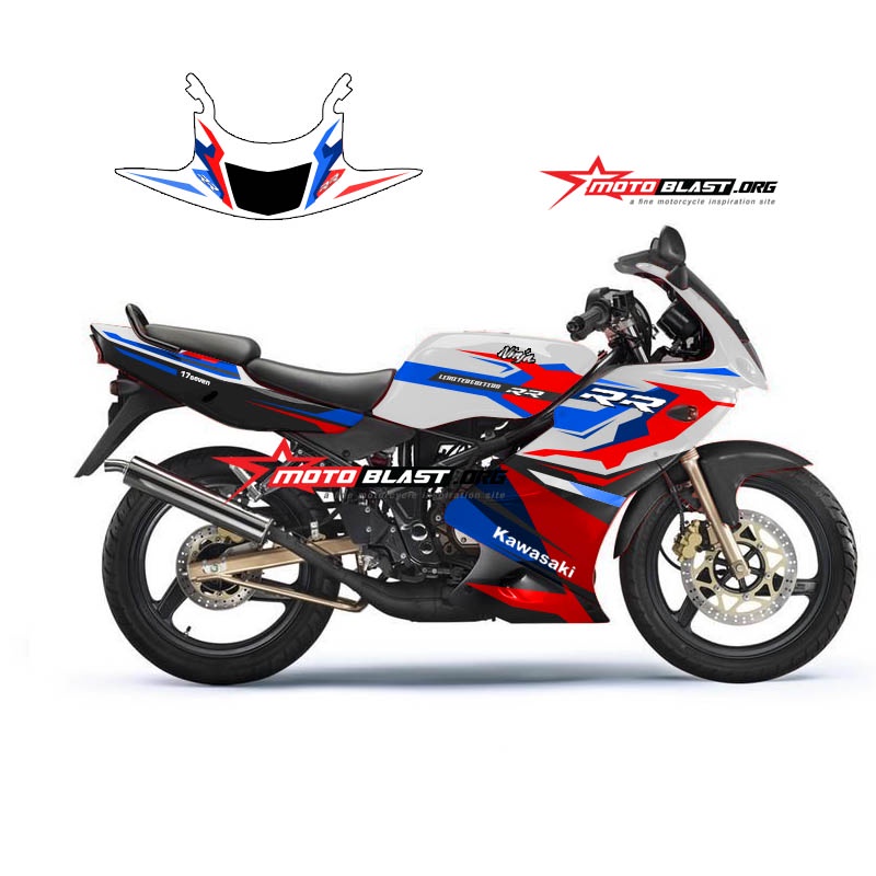 Jual Decal stiker Ninja 150RR Lawas Tricolor BMW Fullbody Motoblast ...