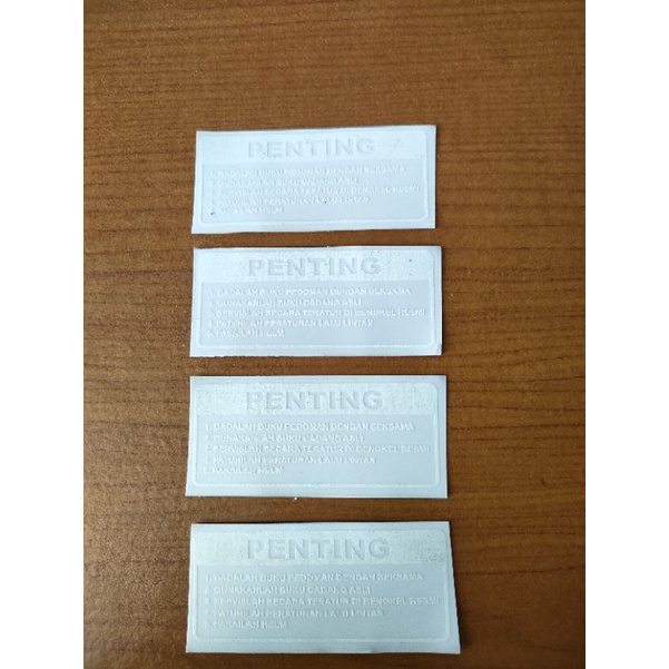 Jual STICKER LABEL TANGKI PUTIH STICKER TANGKI STICKER LOGO TANGKI ...