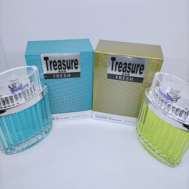 Jual PARFUM TREASURE BIRU DAN KUNING 90ML | Shopee Indonesia
