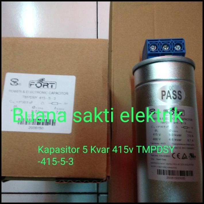 Jual Capacitor 5 Kvar 415V Tmpdsy-415-5-3 Kapasitor Bank 5Kvar 415 V Fort | Shopee Indonesia